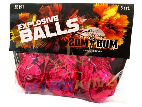 Zom Bum Explosive Balls ZB191 3szt - Pol-Expance - Pyroking.pl